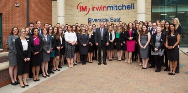 Irwin Mitchell welcomes record intake of trainee solicitors